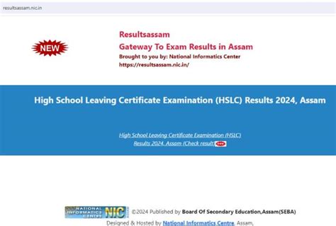 Assam Hs Result 2024 Live Direct Link
