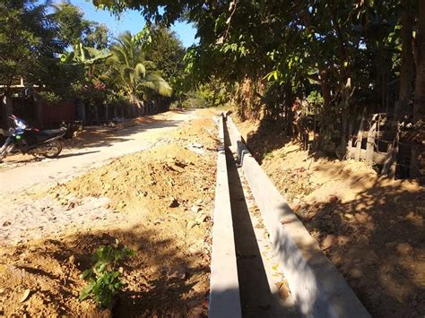 ရှမ်းရွာသစ်မြို့အမှတ် ၂ ရပ်ကွက်ရှိ ဇီဇဝါလမ်း အုတ်စီရေမြောင်းခင်းခြင်းလုပ်ငန်းရာနှုန်းပြည့်ပ