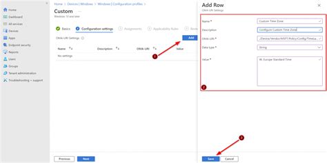 Configure Time Zone With Intune