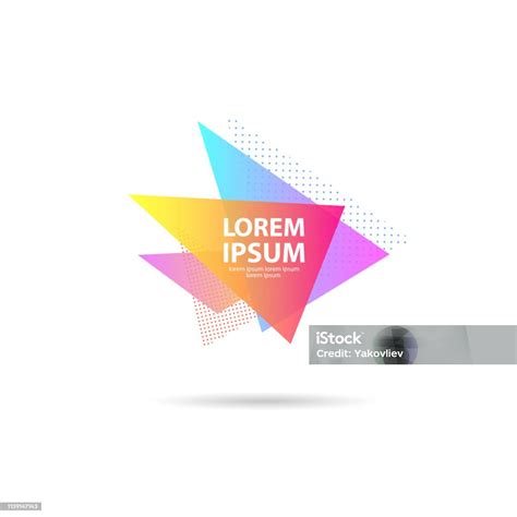 추상적인 그래픽 삼각형 모양입니다 템플릿 배너 엽서 포스터 다채로운 기하학적 다각형 그림 절연 최신 유행 현대 디자인 배경입니다 0명에 대한 스톡 벡터 아트 및 기타 이미지