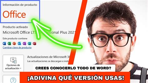 Cómo Saber Qué Versión De Word U Office Tengo Instalada En Pc Windows Word Excel Powerpoint
