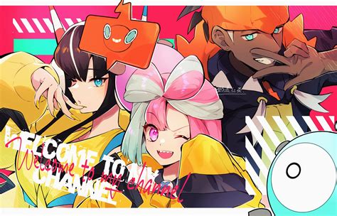 Iono Raihan Rotom Rotom Phone And Elesa Pokemon And More Drawn By Nai Gai Hongcha Danbooru