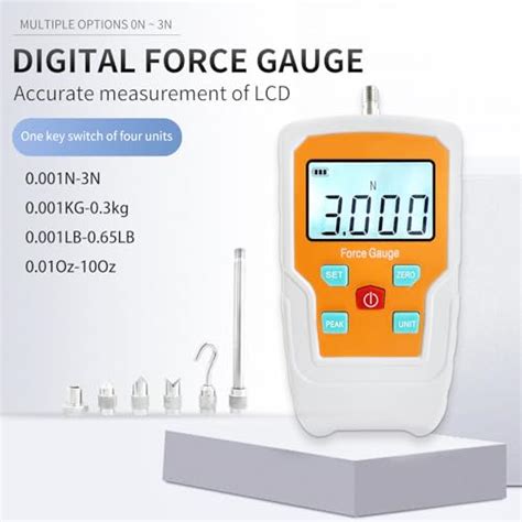Digital Force Gauge Push And Pull Meter Dynamometer