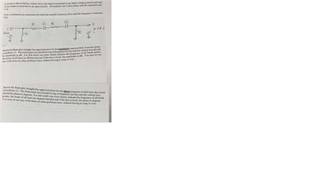 solved a circuit is shown below where x t is the input