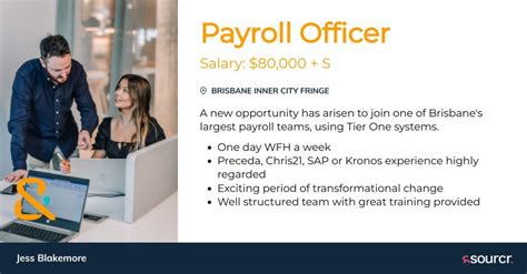 Jess Blakemore On Linkedin Payroll Officer Job In Brisbane Qld