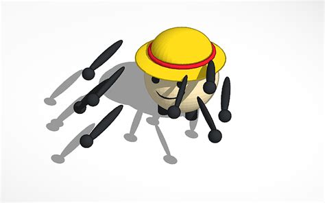 3d Design Luffy Tinkercad