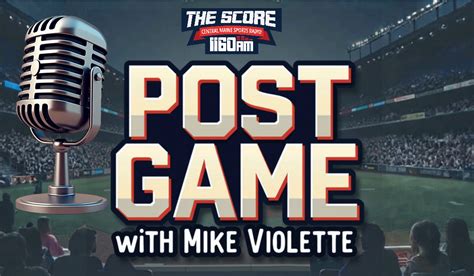 Take Of The Town Host Dave Peck Joins Mike On Post Game Central Maine Sports
