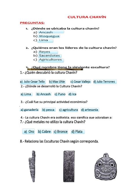 Cultura Chavín Pdf
