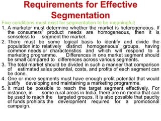 Market Segmentation PPT
