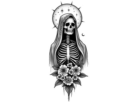500 Best Santa Muerte Tattoo Ideas Designs And Meaning 2025