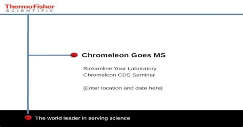 Pptx Chromatography Data System Chromeleon Goes Mass Spectrometry