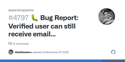 🐛 Bug Report Verified User Can Still Receive Email Verifications