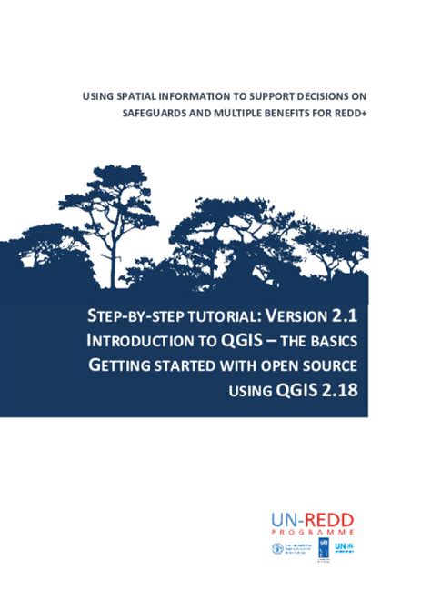 open source gis tutorial 2 introduction to qgis 2 18 unredd programme