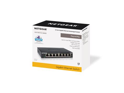 300 Series Soho Unmanaged Switch Gs308 Netgear