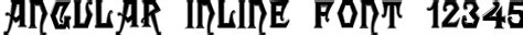 Download Free Angular Inline Font