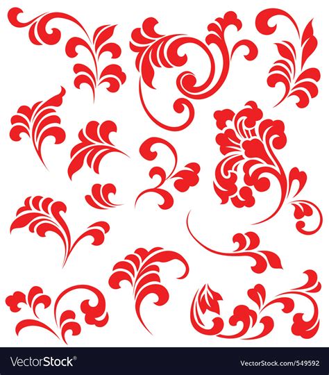 Scroll Element Royalty Free Vector Image VectorStock