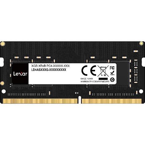 Memoria Sodimm 8gb Ddr4 3200 Lexar