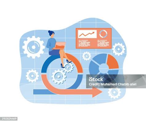 애자일 프로젝트 관리 추상 개념 애자일 접근 방식 소프트웨어 개발 회사 관리 방법 스크럼 방법론 워크플로 추상적 은유 플랫 벡터