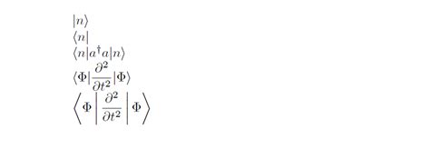 Formatting Which Of Langle And Left