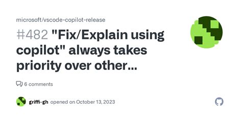 Fix Explain Using Copilot Always Takes Priority Over Other Extensions Issue Microsoft