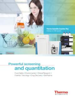 Thermo Scienti C Exactive Plus Orbitrap LC MS System Thermo Scienti C Exactive Plus Orbitrap