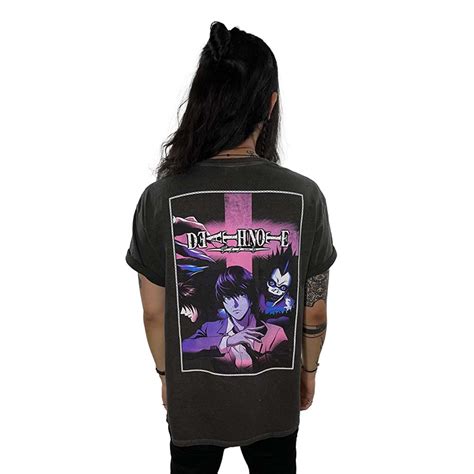 Death Note L Light Ryuk Skull Gradient T Shirt Crunchyroll Exclusive Crunchyroll Store