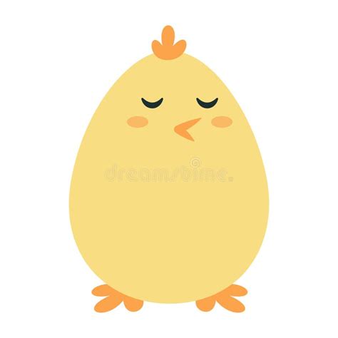 Cute Easter Themed Eggs With Bunny And Chick Designs Stock Vector Illustration Of Spring