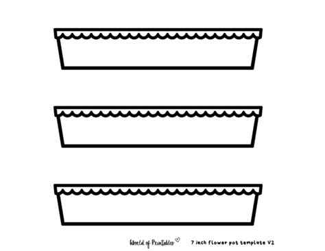 Flower Pot Template