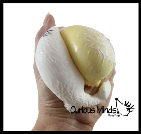 Cat Soft Cream Doh Filled Stress Ball Squishy Gooey Squish Sensory S Curious Minds Busy Bags
