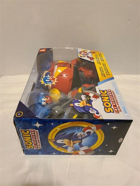 Mavin Jakks Pacific Sonic The Hedgehog Giant Eggman Robot Battle 30th Anniversary Set