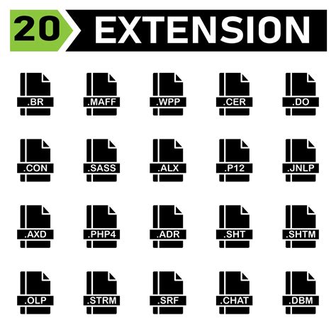 file extension icon set include br maff wpp cer do con sass alx p12 jnlp axd php4