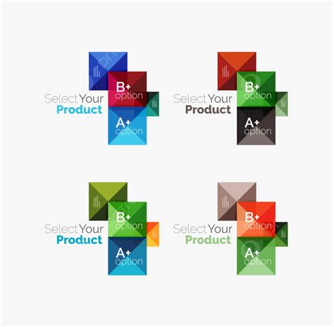 Navigation Interface Vector Art Png Set Of Abstract Square Interface