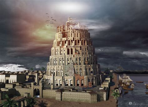 Artstation The Tower Of Babel Digital Art