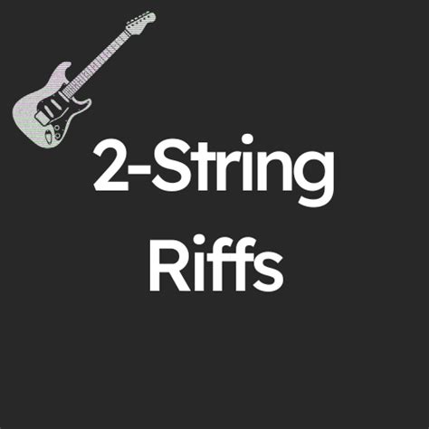 2 String Riffs Tabs Shop Gijs Music Academy