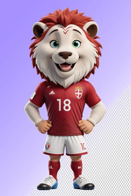 Premium Psd A Mascot With The Number 17 On It