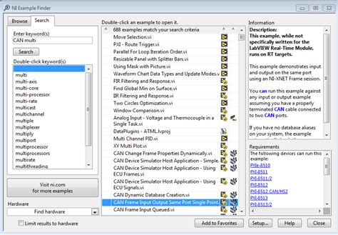 Hi Guys What Settings Do You Use To Send And Receive Can Messages Using Labview Ni Community