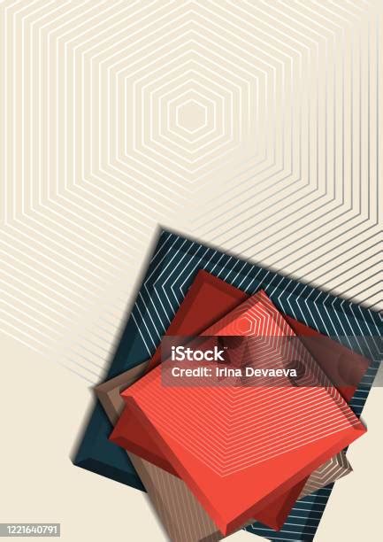 선 텍스처와 그림자가 있는 겹쳐진 사각형입니다 추상적인 비즈니스 배경 회사 디자인 템플릿입니다 벡터 가리기에 대한 스톡 벡터