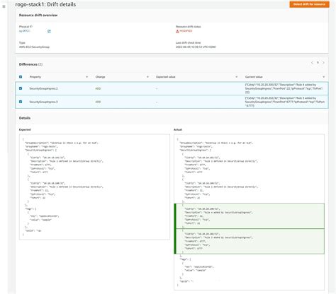 AWS EC SecurityGroupIngress Causing False Positive Drift Within Referenced AWS EC