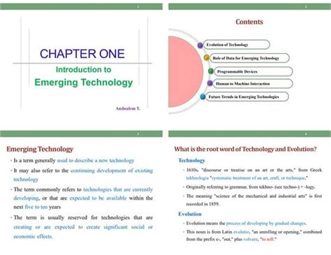 Emerging Technology Freshman Course Chapter 1 Pptx F Pptx