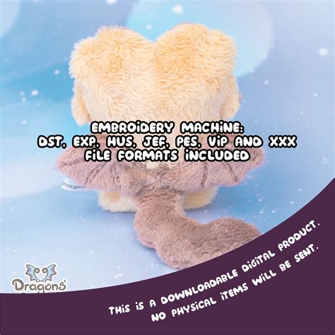 Ith Manticore Blob Plushie Pattern Dragons Garden