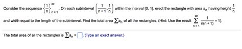 solved 1 00 consider the sequence on each subinterval