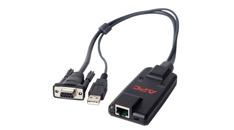 KVM SERIAL APC Module D Interface 1x Fiche USB A 1x Prise DB 9