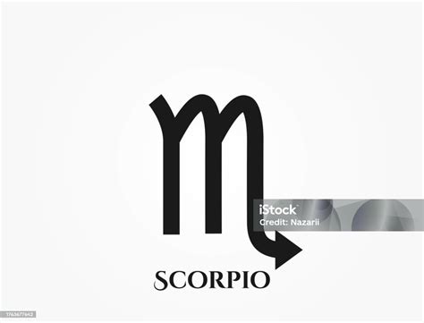 전갈 자리 조디악 기호입니다 점성술과 별자리 아이콘입니다 고립된 벡터 이미지 0명에 대한 스톡 벡터 아트 및 기타 이미지 0