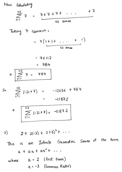 [solved] please helpp compute the sums below assume that the terms in the first sum are