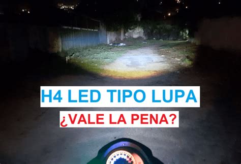 Luz H4 Hs1 Led Para Motos ¿vale La Pena