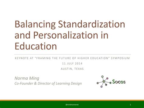 Ppt Balancing Standardization And Personalization In Education Powerpoint Presentation Id