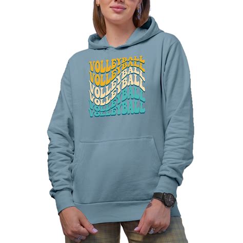 Volleyball Sports Themed Groovy Retro Wavy Text Merch T Light
