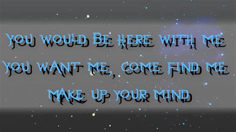 Evanescence Call Me When Your Sober Lyrics Youtube