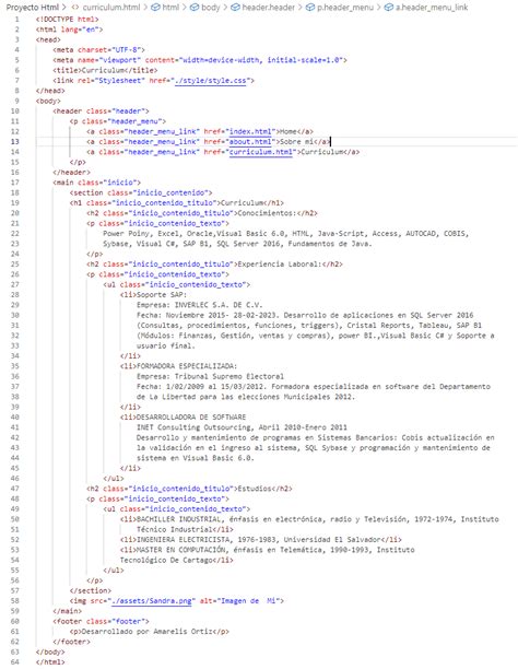 Proyecto Desafio Crea Una Pagina Curriculum Html Y Css Header