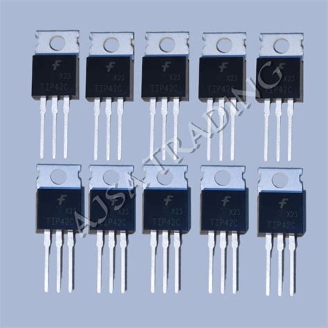 10pcs Lot Tip41c Tip42c Transistor Original Shopee Philippines